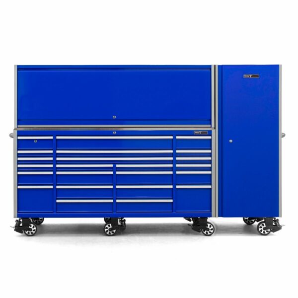 Tool Vault Elite XL 84” 23-Drawer Roller Cabinet with Hutch and Side Locker – StrictlyToolBoxes.com