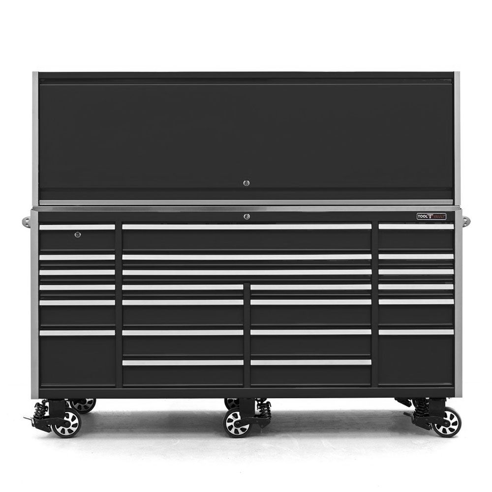 Tool Vault Elite XL 84” 23-Drawer Roller Cabinet with Hutch ...