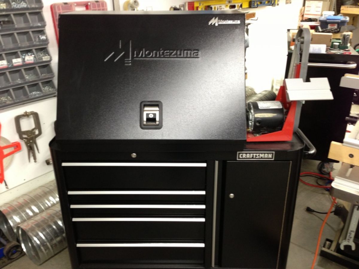 Montezuma Professional Portable Tool Box – LA400B – Large (30″ x 19″D ...